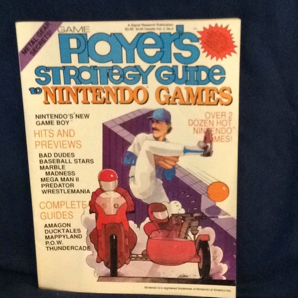 Games | 1988 Players Strategy Guide To Nintendo Games | Poshmark